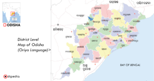 Odisha Map with Districts, Map of Odisha | Odipedia