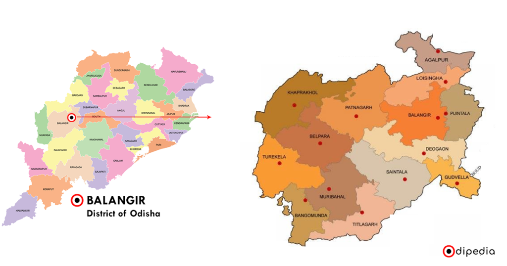 Map Of Odisha with Districts Navigate Seamlessly | Odipedia