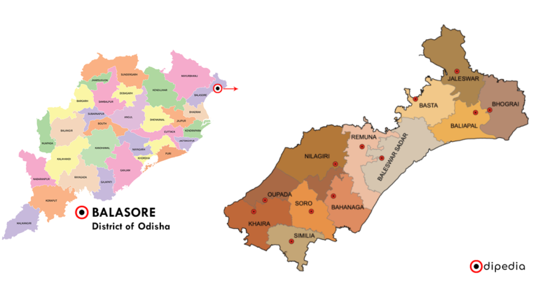 Map Of Odisha with Districts Navigate Seamlessly | Odipedia