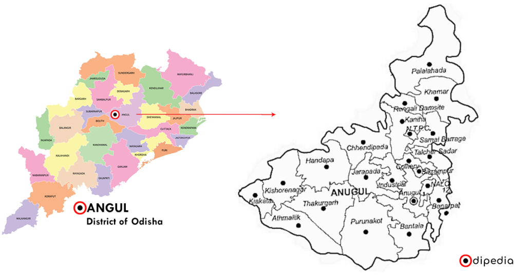 Map Of Odisha with Districts Navigate Seamlessly | Odipedia